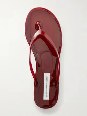 Christopher Esber Jo Pvc Flip Flops - Red