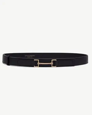 Strathberry Stockbridge Belt Black