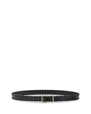 FRAME The Whipstitch Belt - Black