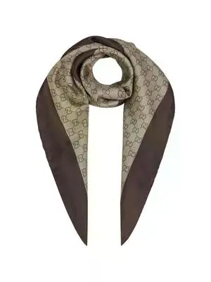 Gucci Gg-print Scarf - Neutrals