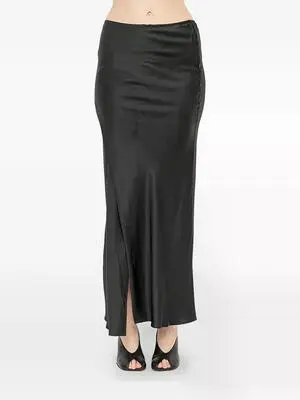 Andrea Ya'aqov Button-detail Slit Skirt