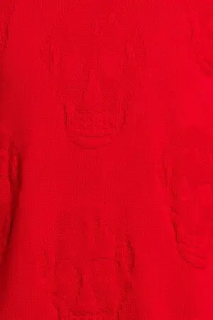 Alexander McQueen Jacquard Knit Cotton Sweater