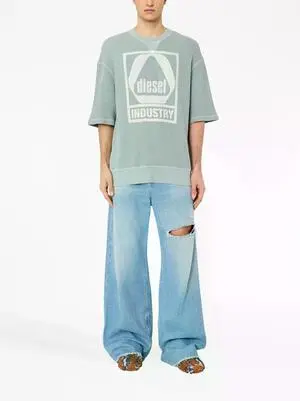 DIESEL® Logo-print Knitted T-shirt