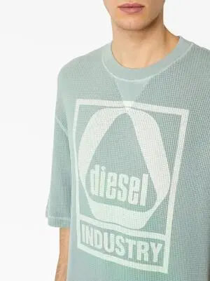 DIESEL® Logo-print Knitted T-shirt