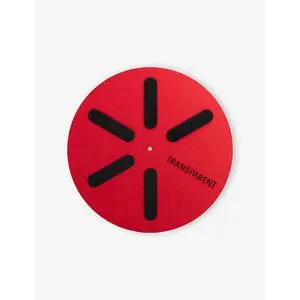 TRANSPARENT Turntable Slip Mat - Red