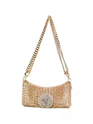 SILVIA GNECCHI Camelia Shoulder Bag - Gold