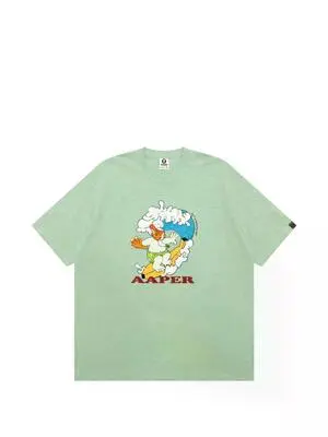 AAPE BY *A BATHING APE Graphic-print T-shirt - Green