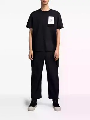 PORTS V Heart-patch Frayed T-shirt