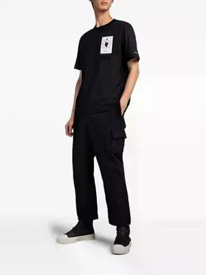 PORTS V Heart-patch Frayed T-shirt