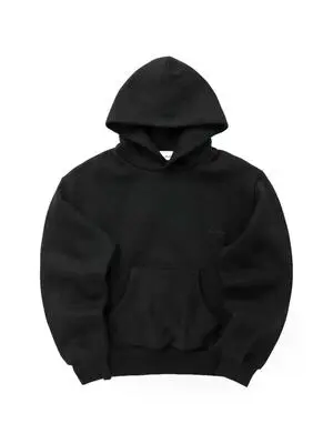Fear Of God Essentials Logo-print Cotton Hoodie - Black