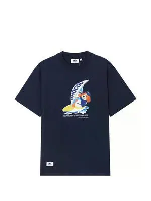 CHOCOOLATE Graphic-print T-shirt - Blue