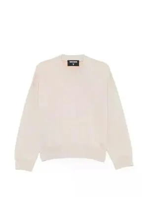WRSTBHVR Dropped-shoulder V-neck Sweater - Grey