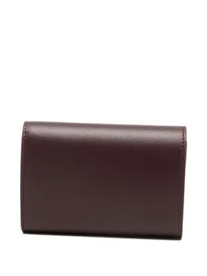 Loewe Pebble Small Leather Wallet - Red