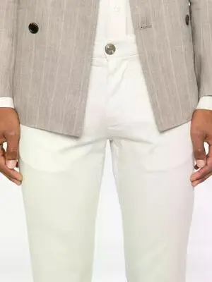 RE-HASH Moucha Pressed-crease Turn-up Hem Trousers - Neutrals