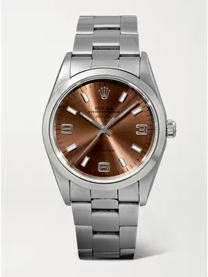 STEPHANIE WINDSOR Rolex Vintage 1992 Air-king Watch - Silver