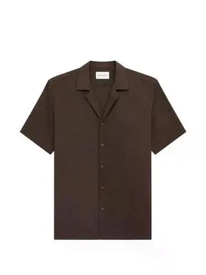 MARSEM Short-sleeved Camp-collar Shirt