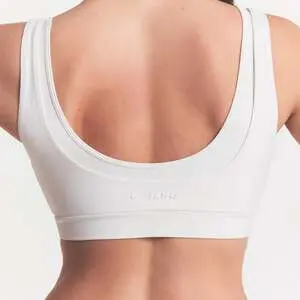 SKIMS Double Strap Scoop Bra | White | | Nike Matte