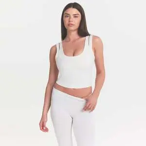 SKIMS Double Strap Scoop Tank Top