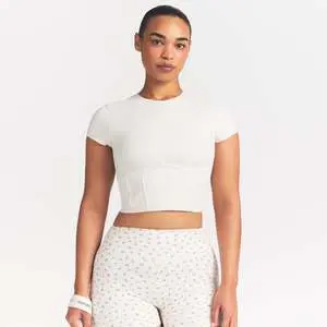 SKIMS Cropped Corset Tee