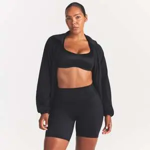 SKIMS Oversized Track Jacket