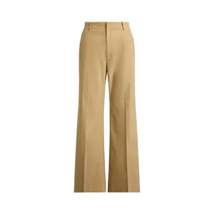 Ralph Lauren Beaton Stretch Cotton-linen Flare Pants
