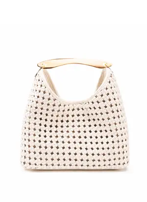ELLEME Boomerang Woven Leather Handheld Shoulder Bag
