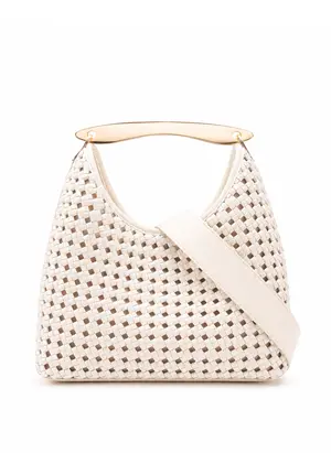 ELLEME Boomerang Woven Leather Handheld Shoulder Bag