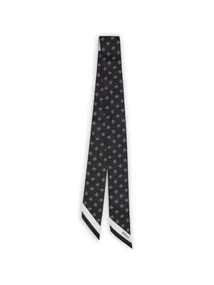 Mulberry Tree Skinny Scarf - Black