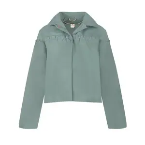 GUNDA HAFNER LTD Hooded Waxed Cotton Jacket