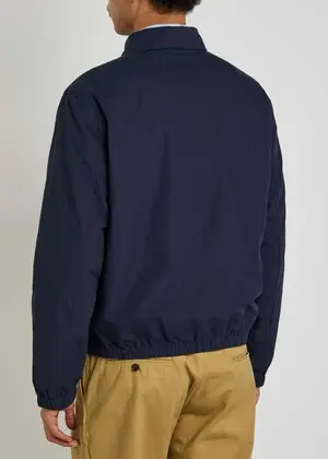 Polo Ralph Lauren Embroidered Cotton-poplin Jacket - Navy
