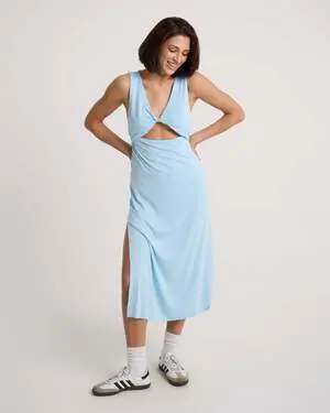 Volcom Stone Luz Twist Front Midi Dress
