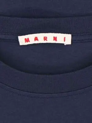 Marni Logo Print Long Sleeve T-shirt