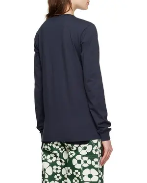 Marni Logo Print Long Sleeve T-shirt