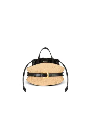 Balmain Shuffle Drawstring Mini Tote Bag