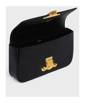 Celine Triomphe Chain Shoulder Bag In Lizard