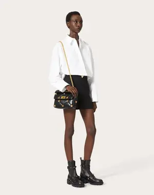 Valentino Garavani Roman Stud Medium Shoulder Bag