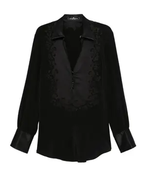 Ermanno Scervino Floral Embroidered Shirt