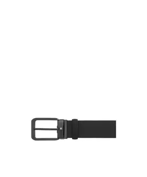 Montblanc Rectangular Buckle Belt - Black