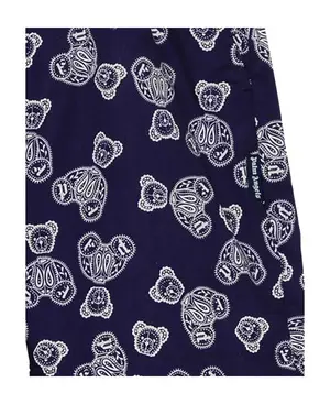 Palm Angels All-over Teddy Chino Shorts