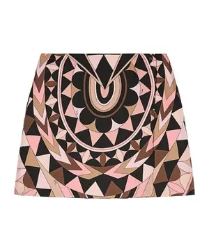 Emilio Pucci Geometric Print Mini Skirt