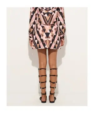 Emilio Pucci Geometric Print Mini Skirt