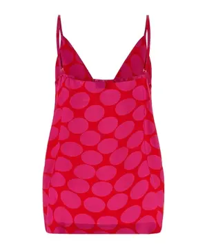 Dries Van Noten Cali Polka Dot Camisole - Red