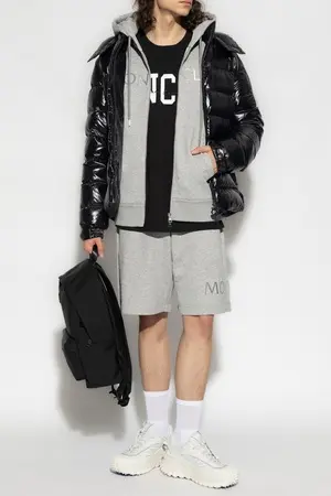 Moncler Logo Zip-up Hoodie