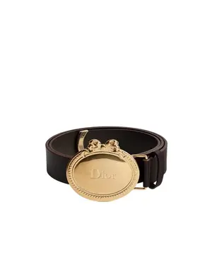 Dior Medaillon Belt - Black