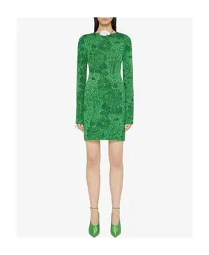 Givenchy Lurex Floral Jacquard Dress