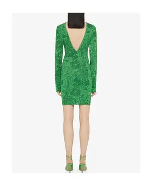Givenchy Lurex Floral Jacquard Dress