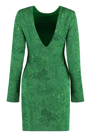 Givenchy Lurex Floral Jacquard Dress