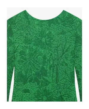 Givenchy Lurex Floral Jacquard Dress
