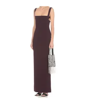 Solace Joni Square-neck Sleeveless Gown