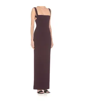 Solace Joni Square-neck Sleeveless Gown